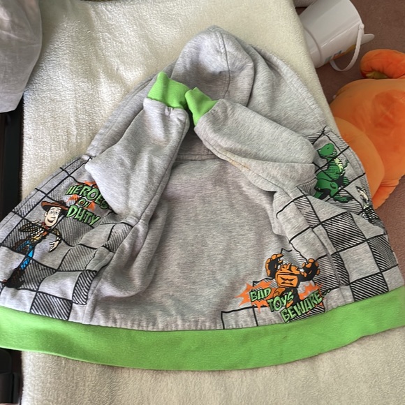 Disney | Jackets & Coats | Toy Story Disney Pixar Woody Buzz Fleece ...